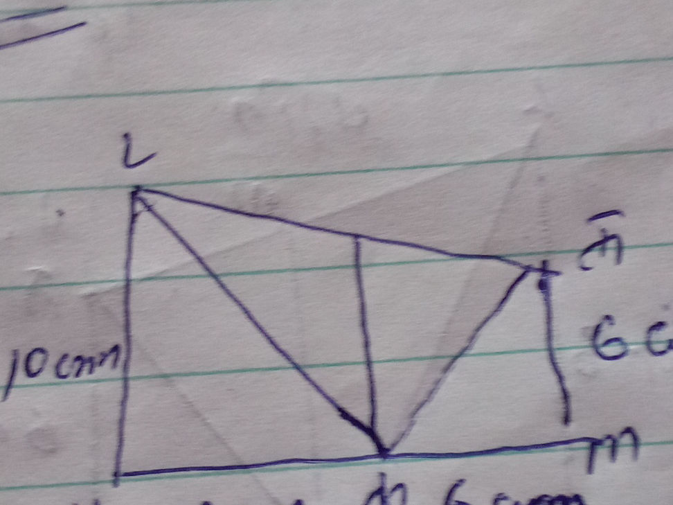 The image contains a diagram of a triangle | StudyX