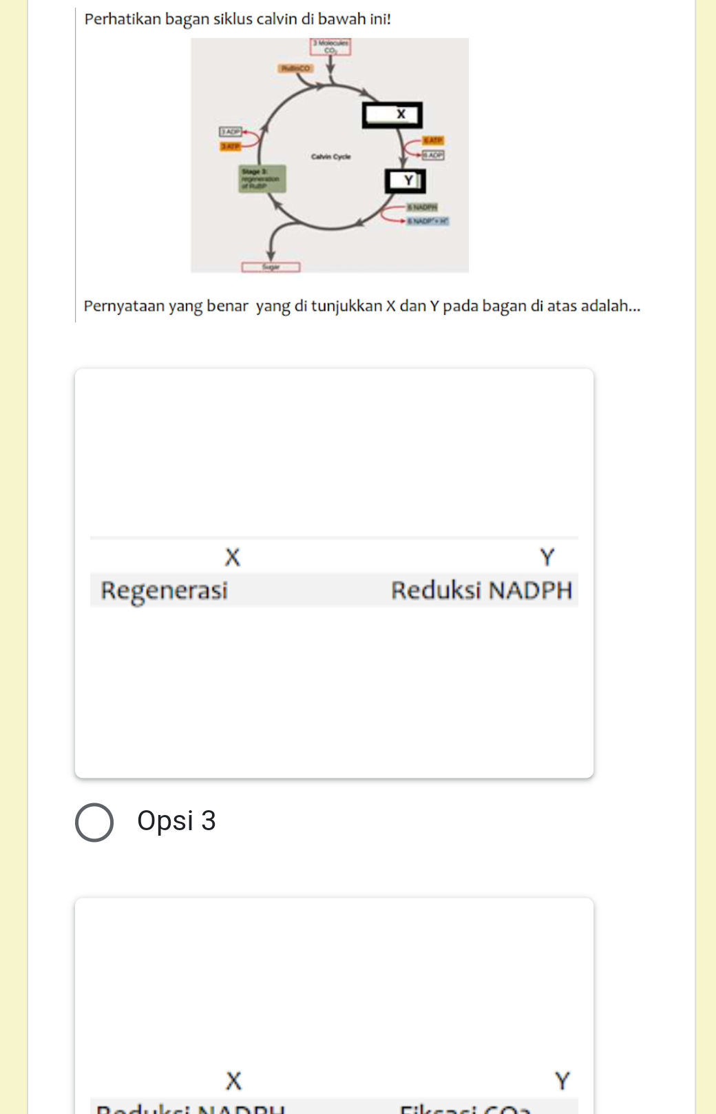 Perhatikan bagan siklus calvin di bawah ini! | StudyX