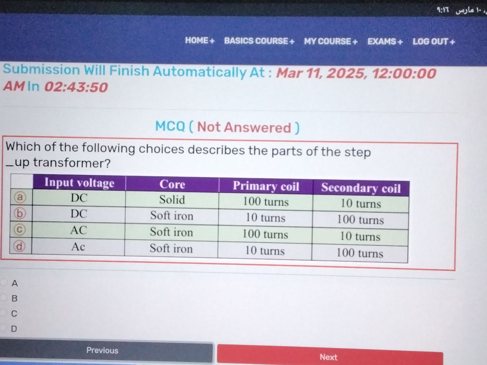 Which of the following choices describes the | StudyX