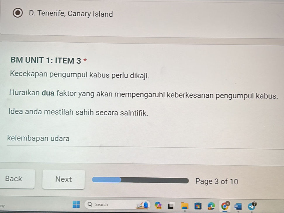 BM UNIT 1: ITEM 3 * Kecekapan pengumpul | StudyX