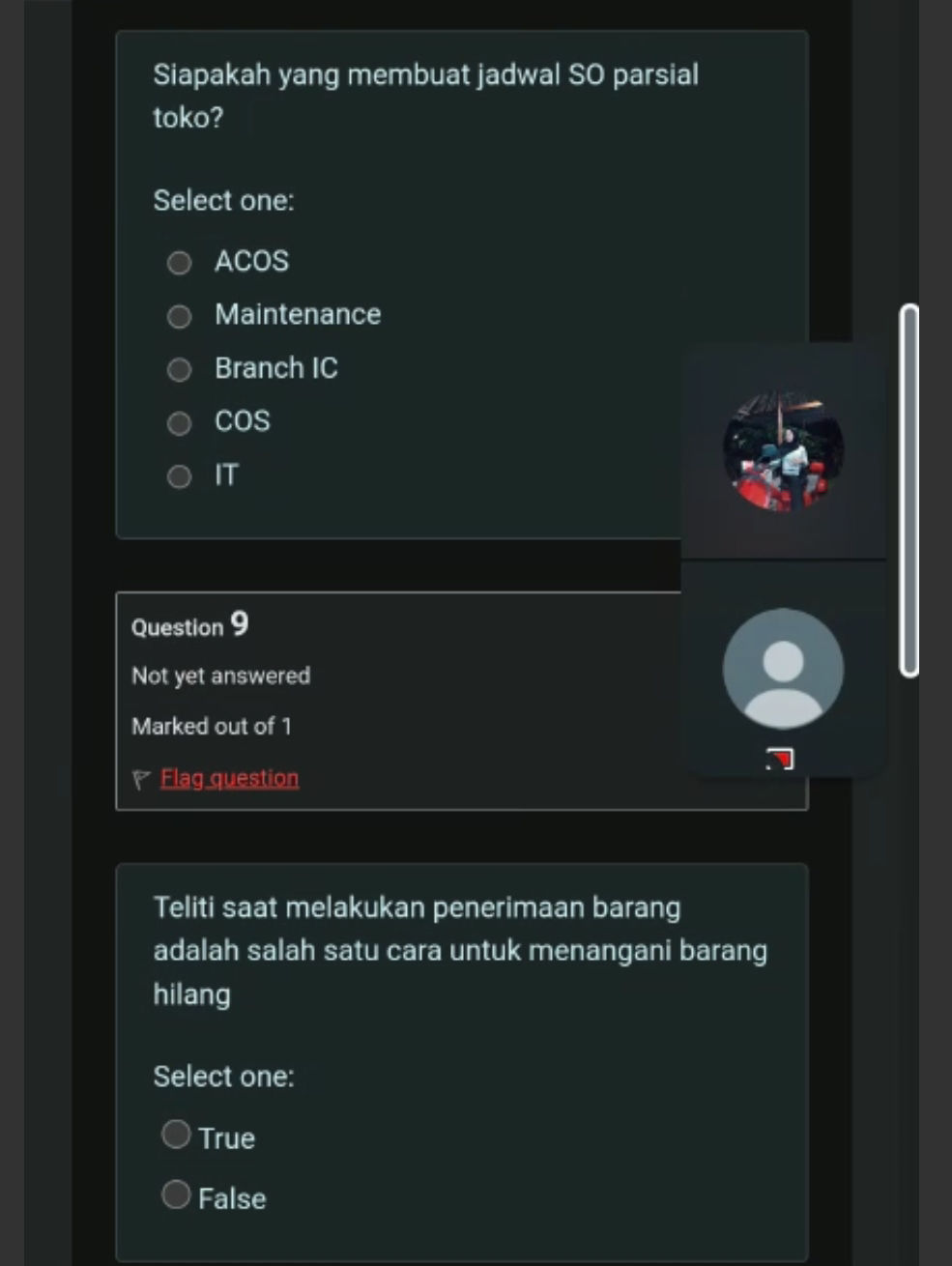 Siapakah yang membuat jadwal SO parsial | StudyX