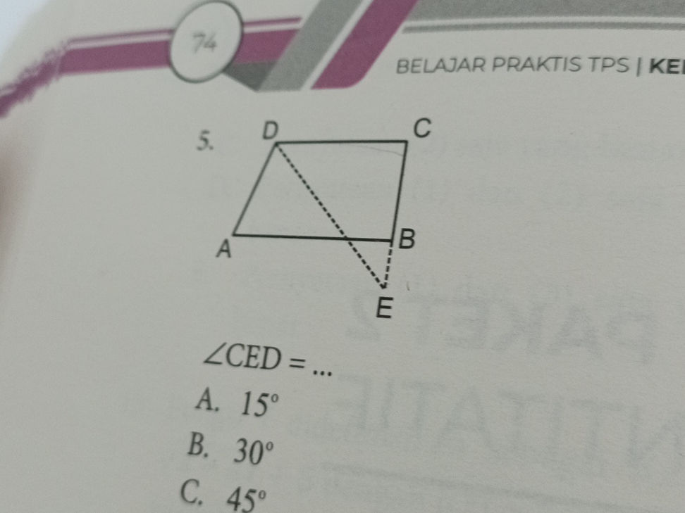 5. The image shows a quadrilateral ABCD | StudyX