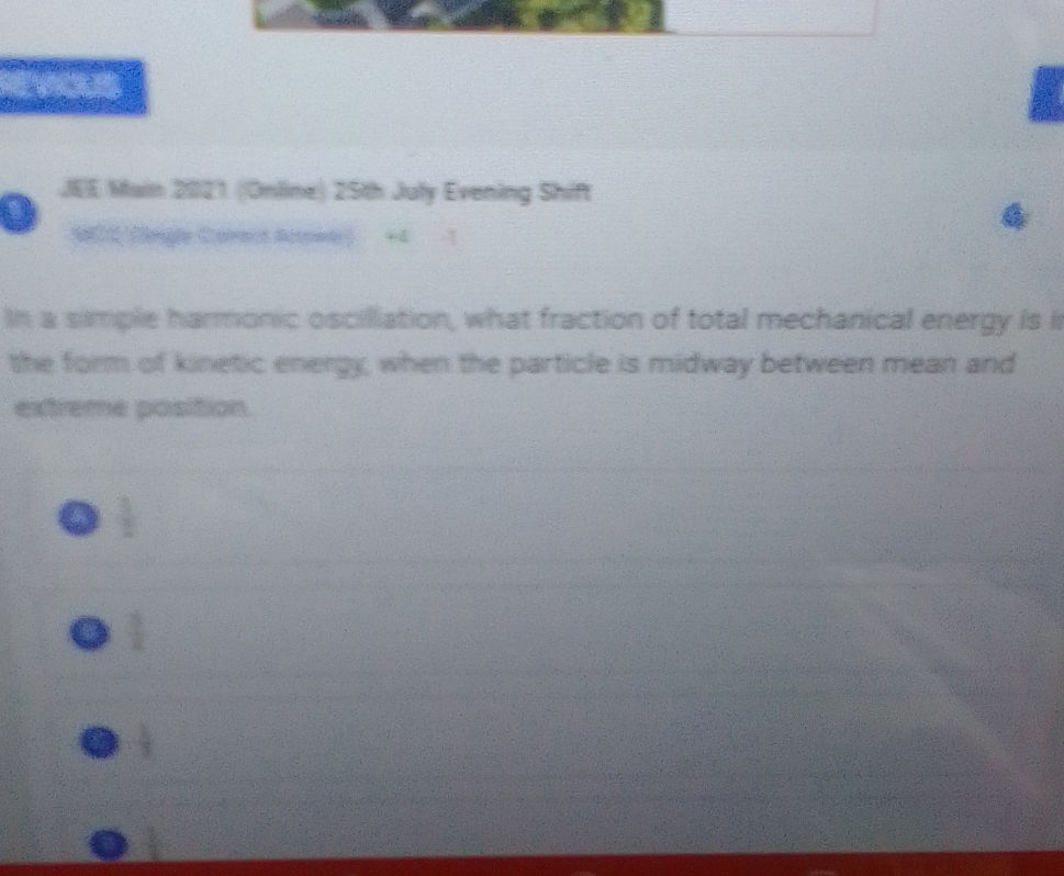 In a simple harmonic oscillation, what | StudyX