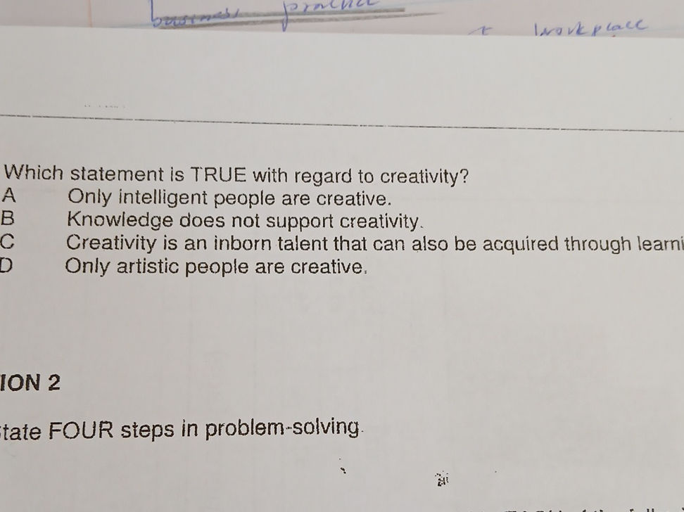 Which statement is TRUE with regard to | StudyX