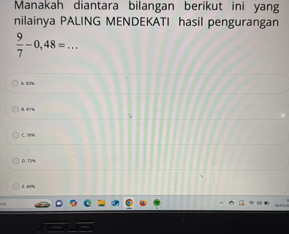 Manakah diantara bilangan berikut ini yang | StudyX