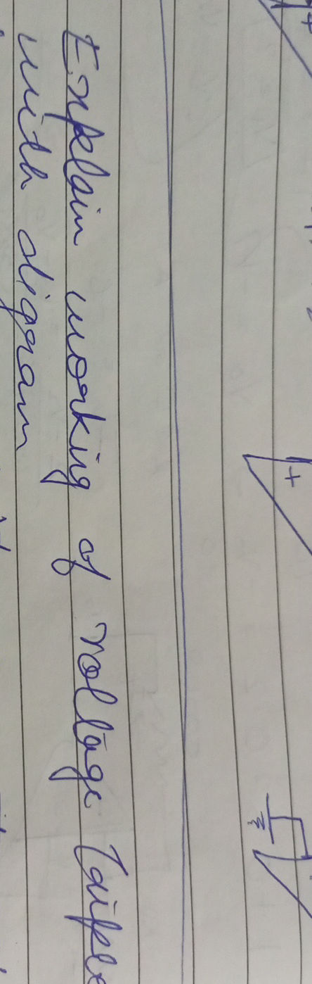 Explain working of voltage tap with diagram | StudyX