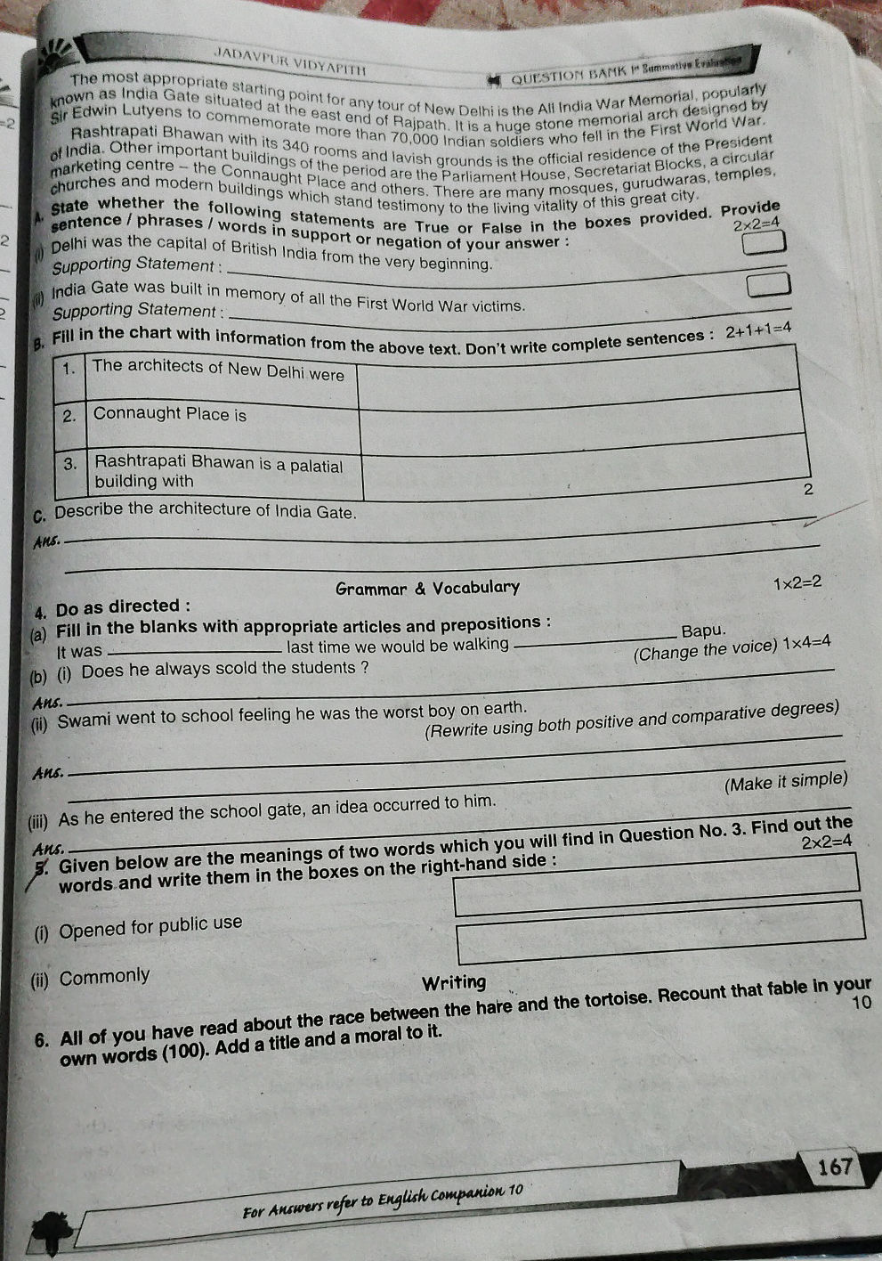 4. State whether the following statements | StudyX