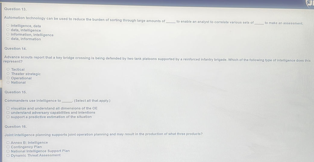 Question 13. Automation technology can be | StudyX