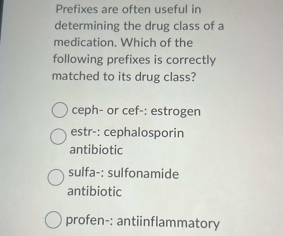 Prefixes are often useful in determining the | StudyX