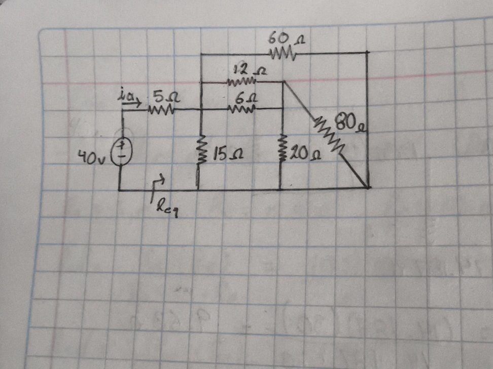 The image shows a circuit diagram with a | StudyX