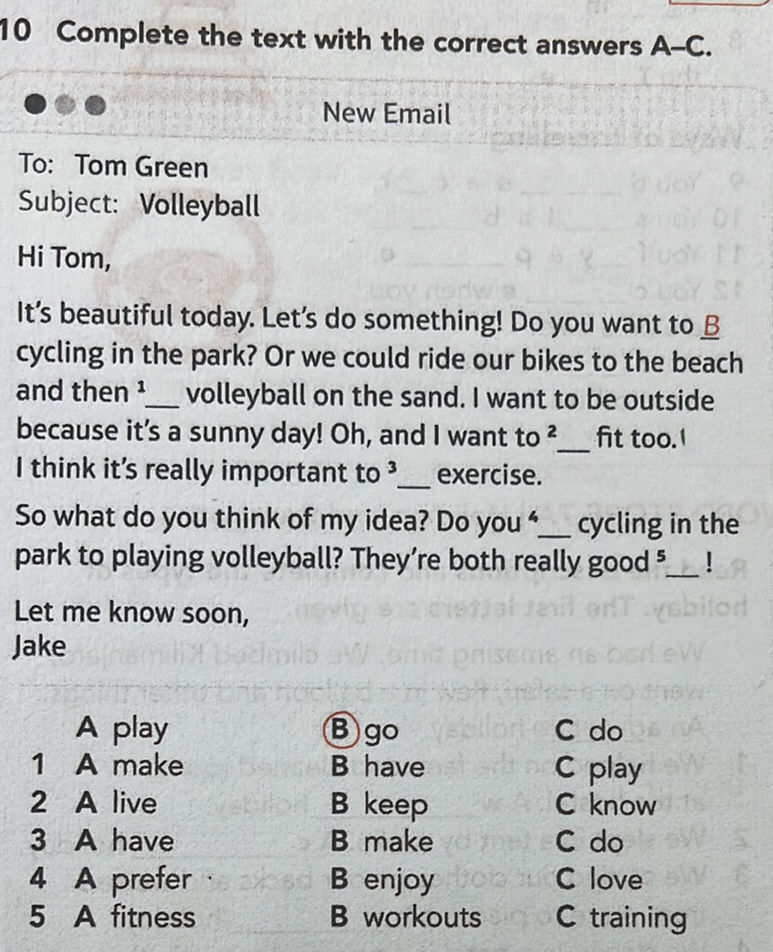 10 Complete the text with the correct | StudyX