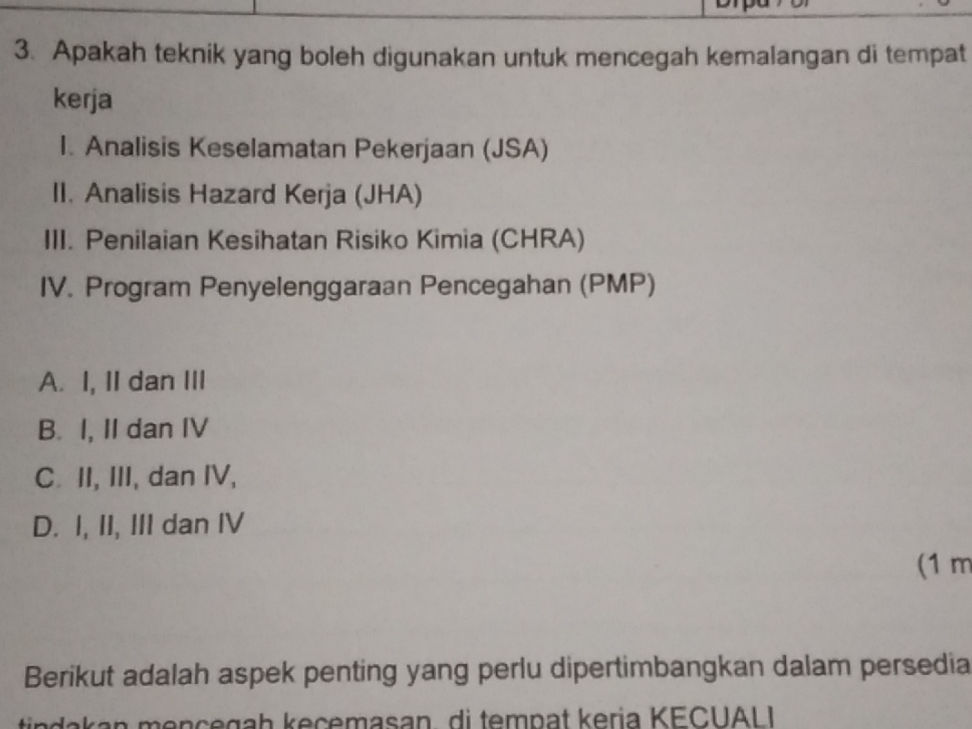 3. Apakah teknik yang boleh digunakan untuk | StudyX