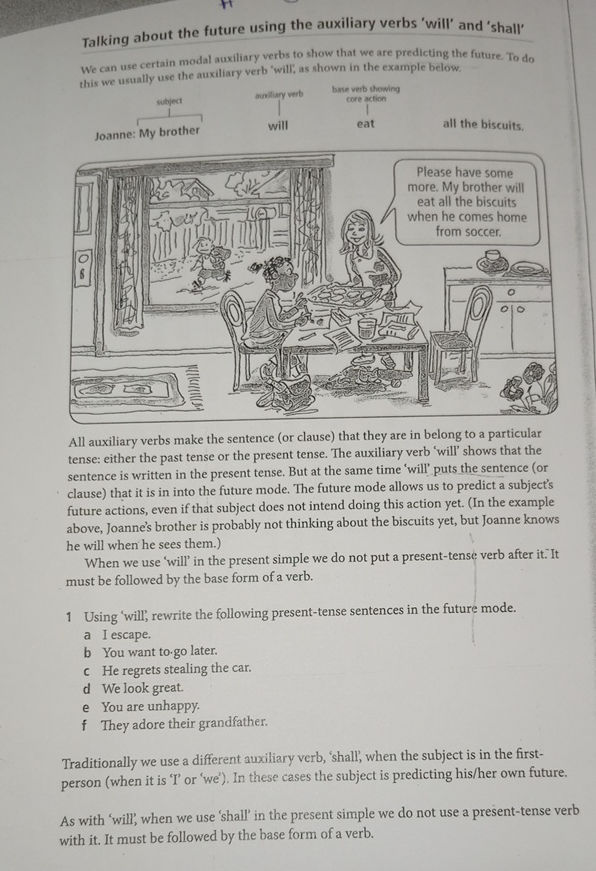 1 Using 'will', rewrite the following | StudyX