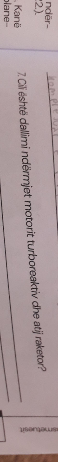 7. Cili është dallimi ndërmjet motorit | StudyX