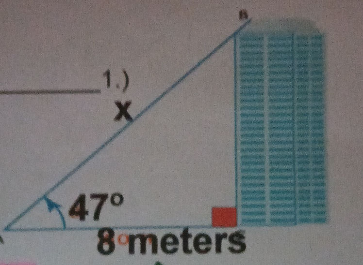 Trigonometry: Calculate the value of X in a | StudyX