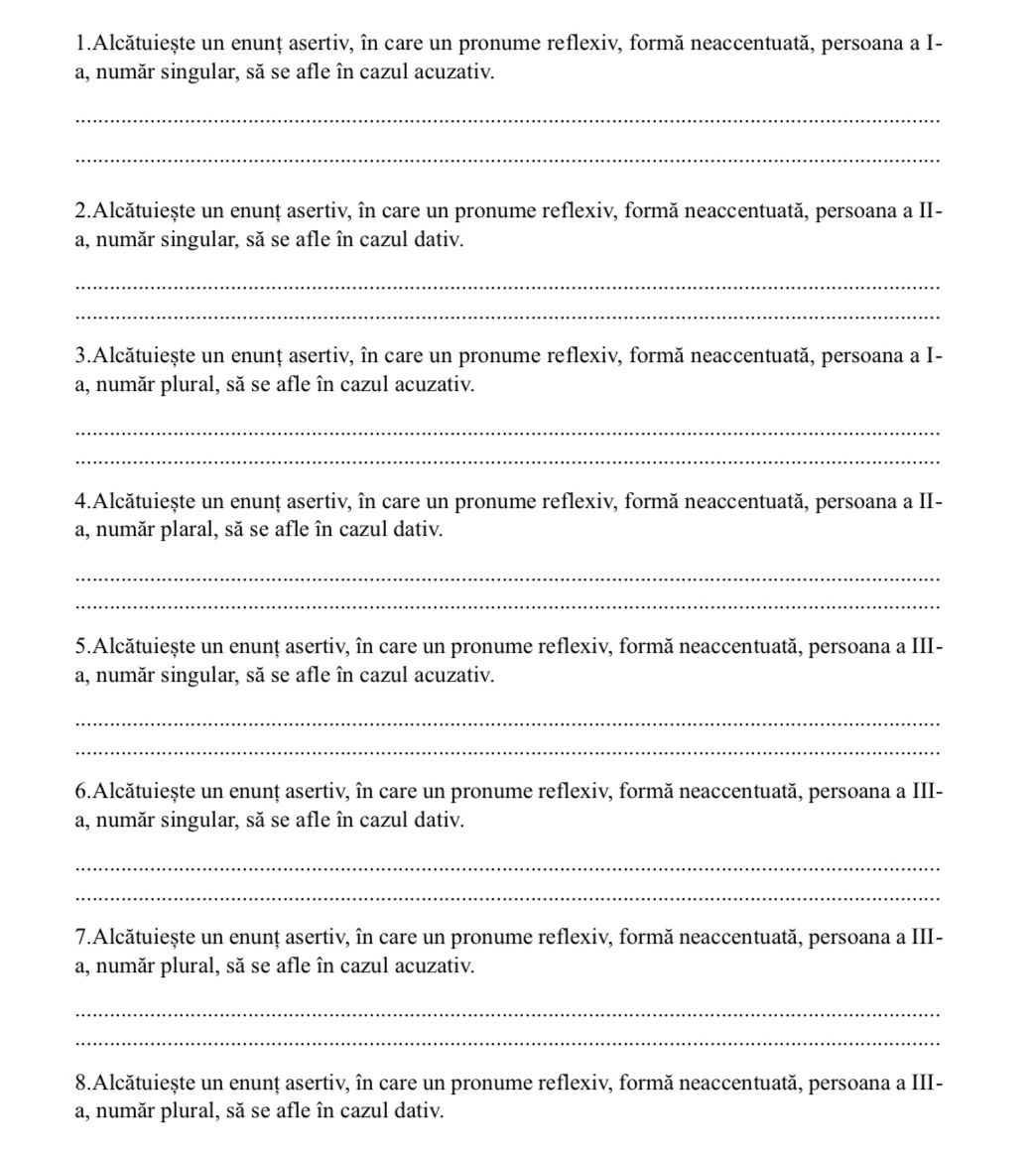 1. Alcătuiți un enunț asertiv, în care un | StudyX