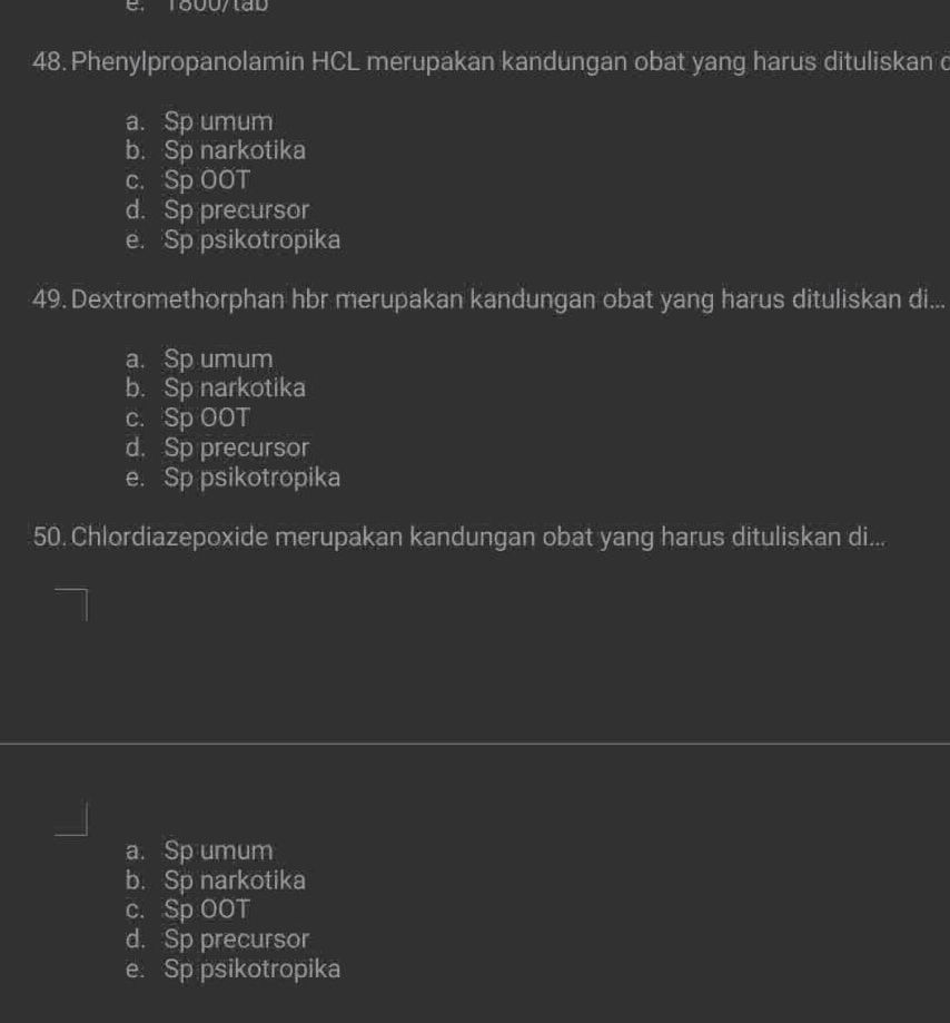 48. Phenylpropanolamin HCL merupakan | StudyX