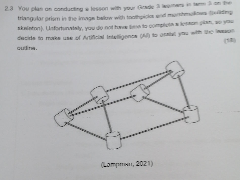 2.3 You plan on conducting a lesson with | StudyX