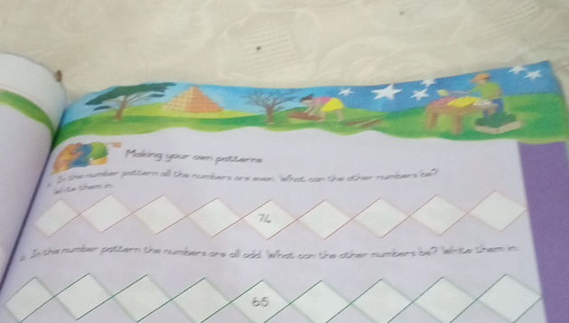 Making your own patterns a. In the number | StudyX