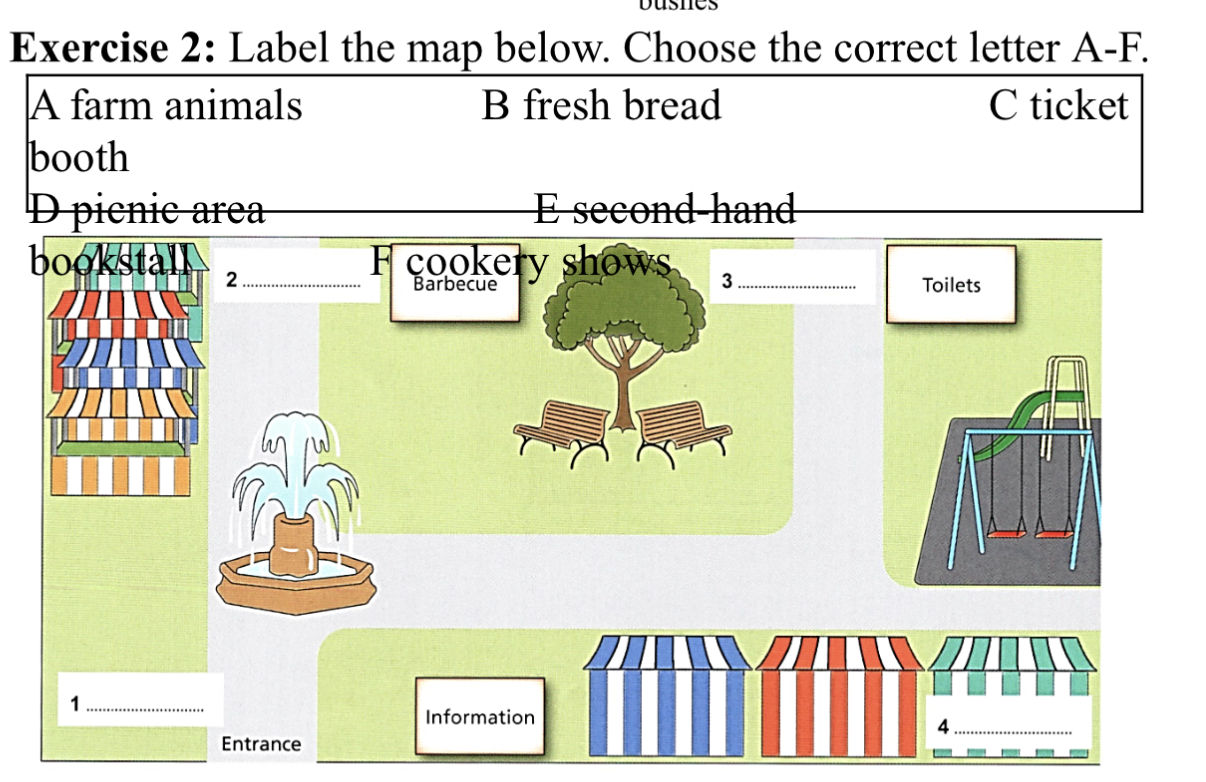 Exercise 2: Label the map below. Choose the | StudyX