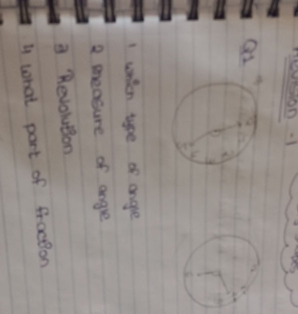 1 which type of angle. 2 measure of angle. 3 | StudyX
