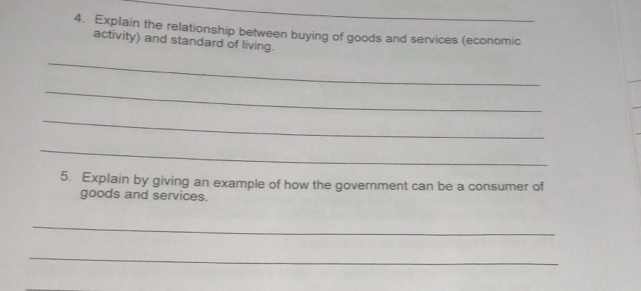 Explain the relationship between buying of
