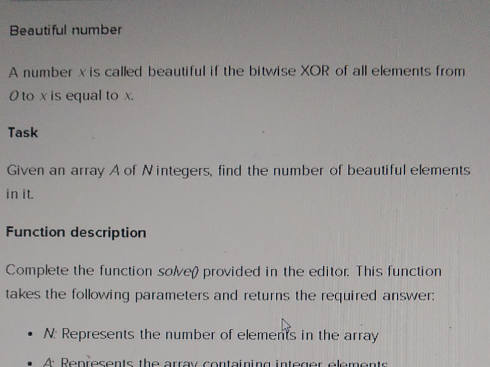 Beautiful number A number *x* is called | StudyX