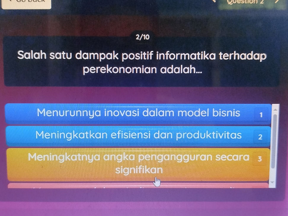 Salah satu dampak positif informatika | StudyX