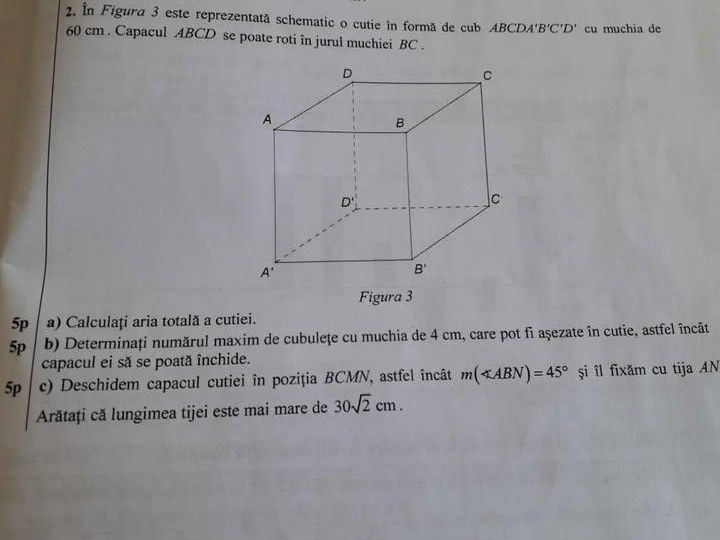 2. În Figura 3 este reprezentată schematic o | StudyX