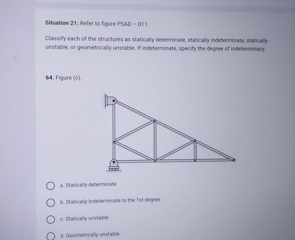 Situation 21: Refer to figure PSAD - 011. | StudyX
