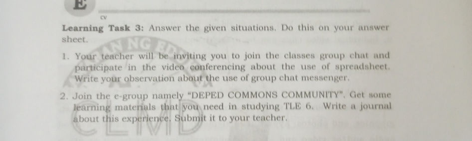 Learning Task 3: Answer the given | StudyX