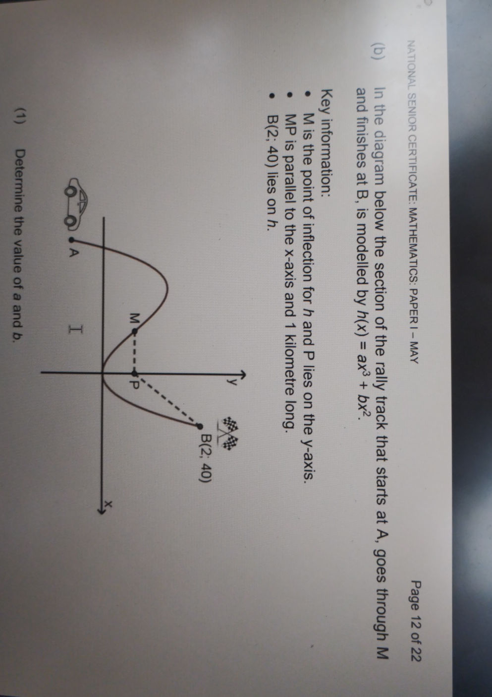 (b) In the diagram below the section of the | StudyX