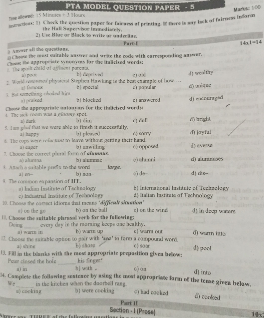1. Choose the appropriate synonyms for the | StudyX