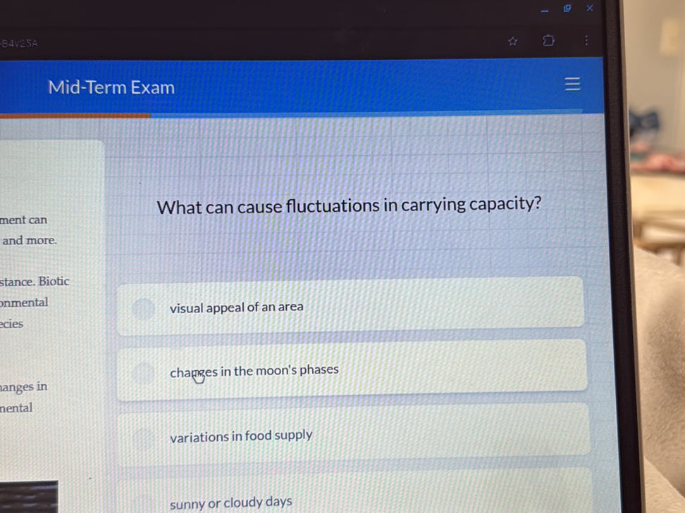What can cause fluctuations in carrying | StudyX
