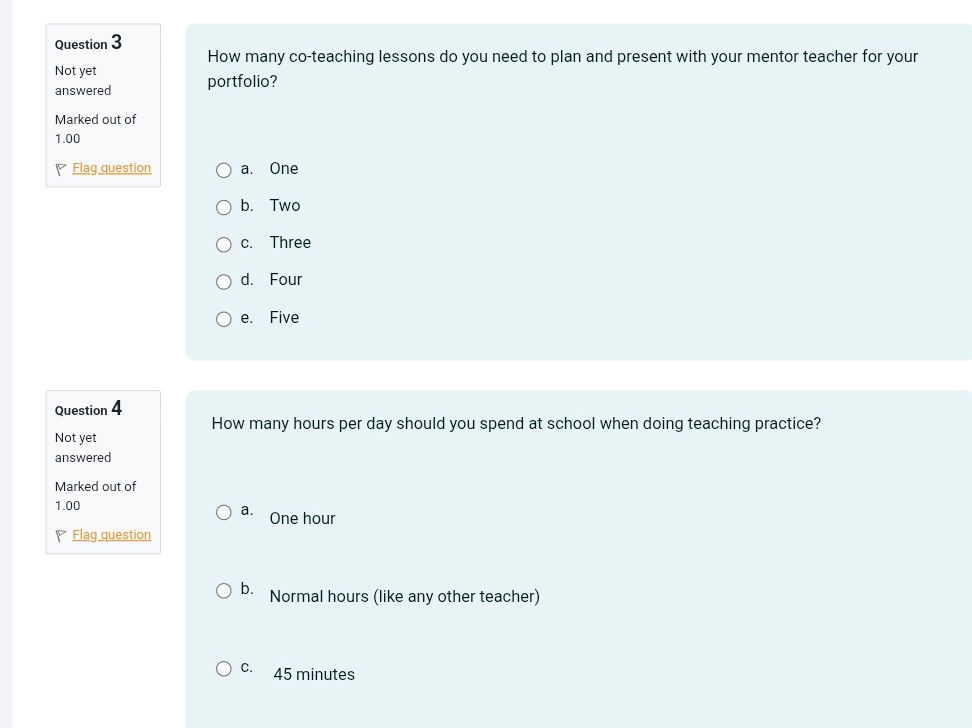 How many co-teaching lessons do you need to | StudyX