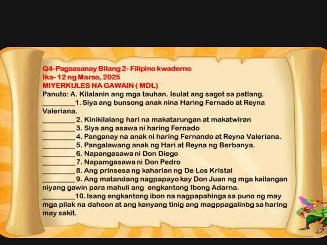 Q4-Pagsasanay Bilang 2- Filipino kwaderno | StudyX