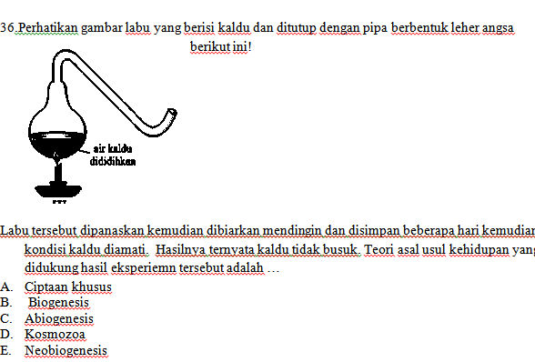 36. Perhatikan gambar labu yang berisi kaldu | StudyX