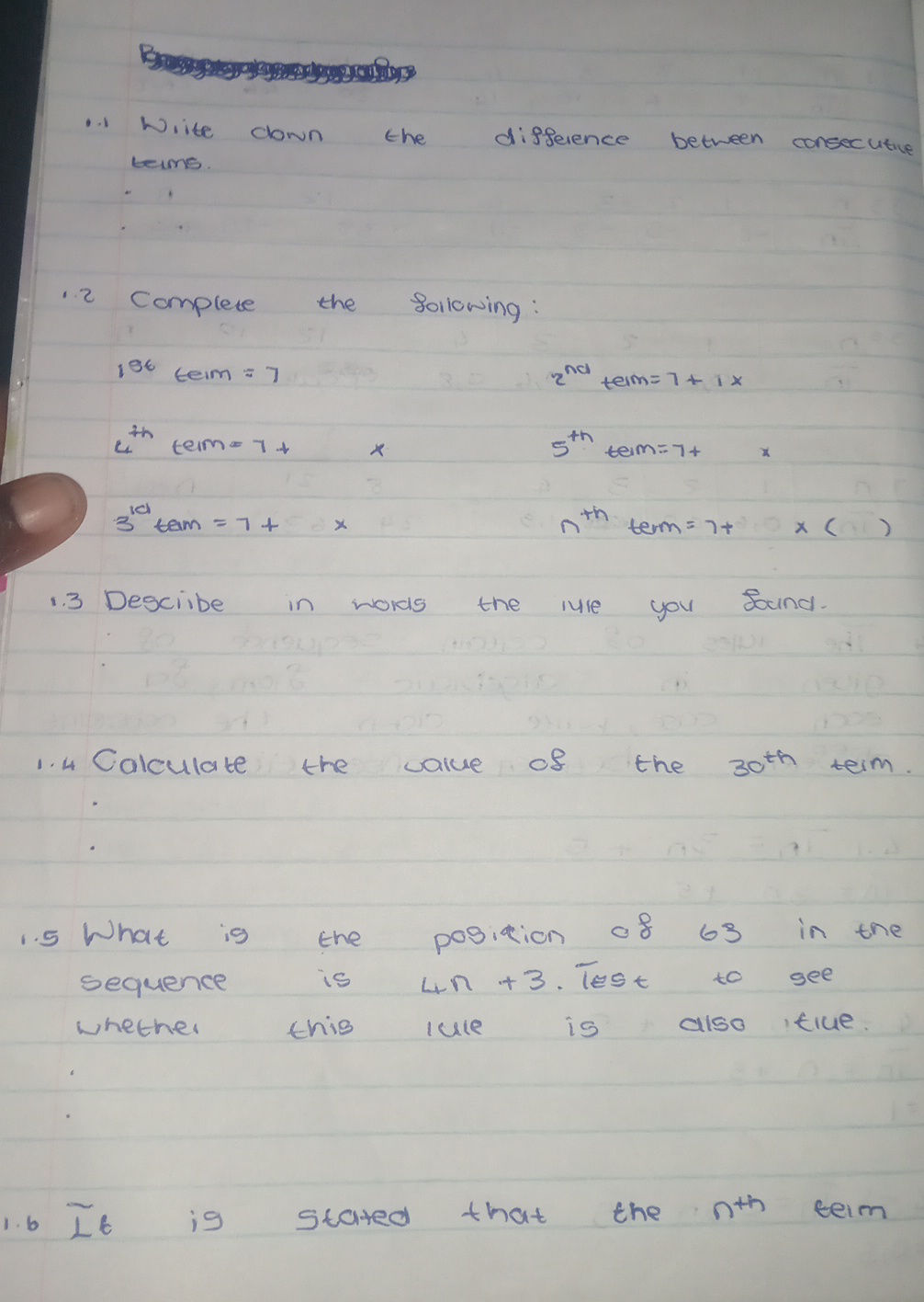 1.1 Write down the difference between | StudyX