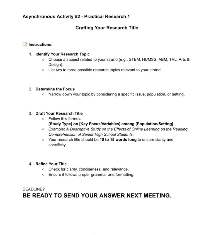 Asynchronous Activity #2 - Practical | StudyX