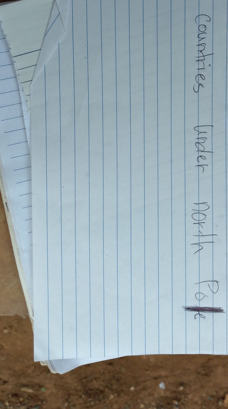 Countries under North Pole | StudyX