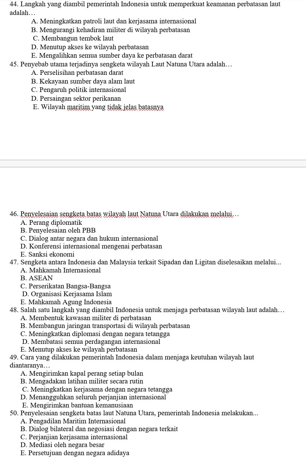 44. Langkah yang diambil pemerintah | StudyX