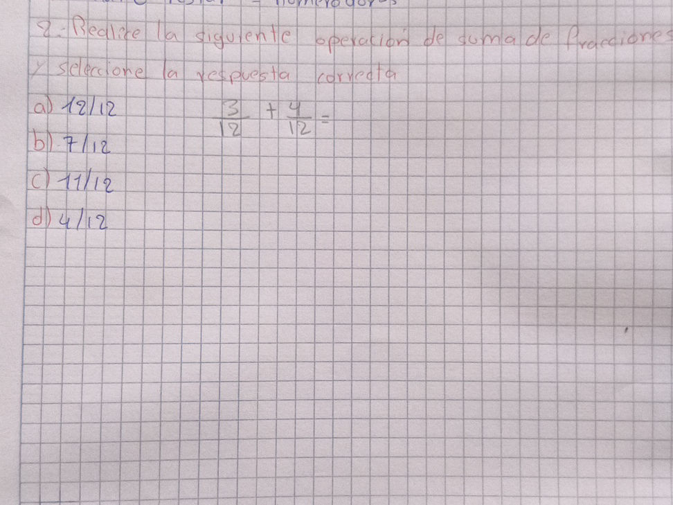 2. Realice la siguiente operación de suma de | StudyX