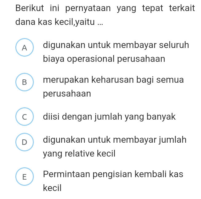 Berikut ini pernyataan yang tepat terkait | StudyX