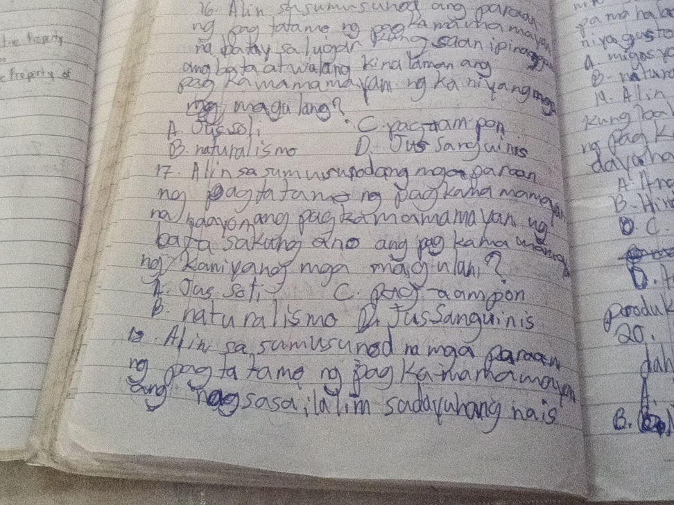 16. Alin sa sumusunod ang paraan ng | StudyX