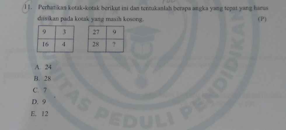 11. Perhatikan kotak-kotak berikut ini dan | StudyX