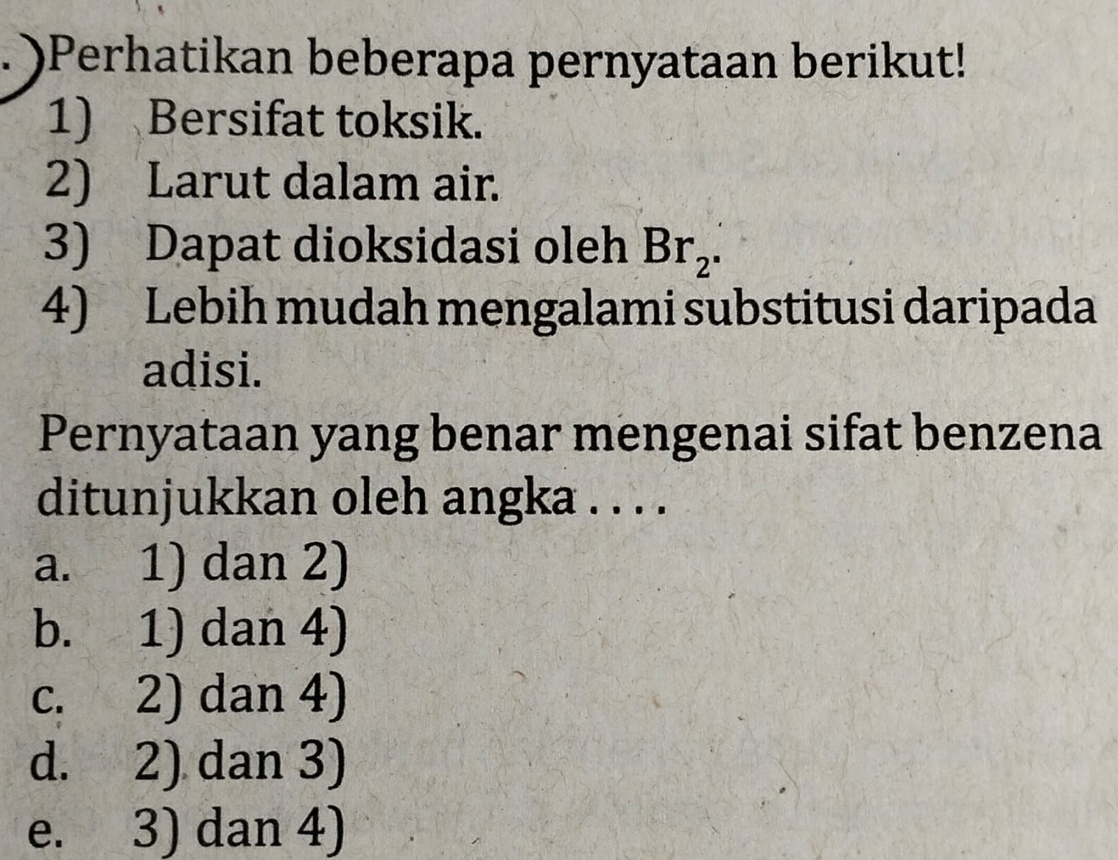 Perhatikan beberapa pernyataan berikut! 1) | StudyX