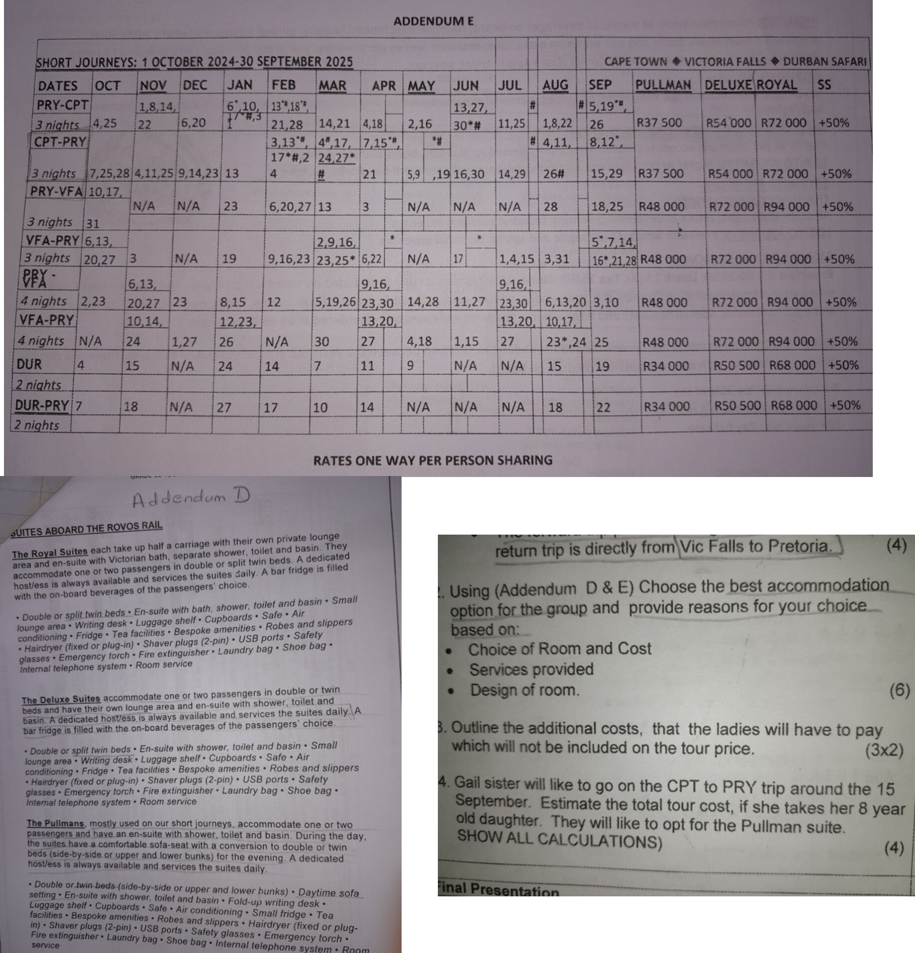 1. Using (Addendum D E) Choose the best | StudyX