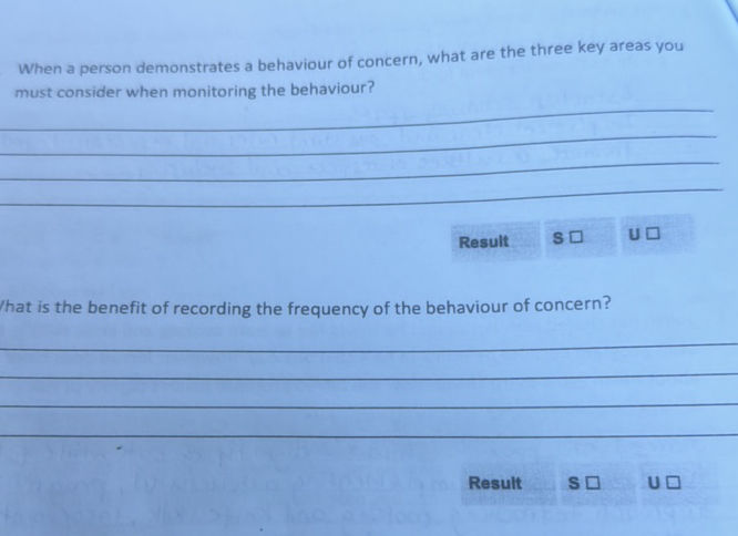 When a person demonstrates a behaviour of | StudyX