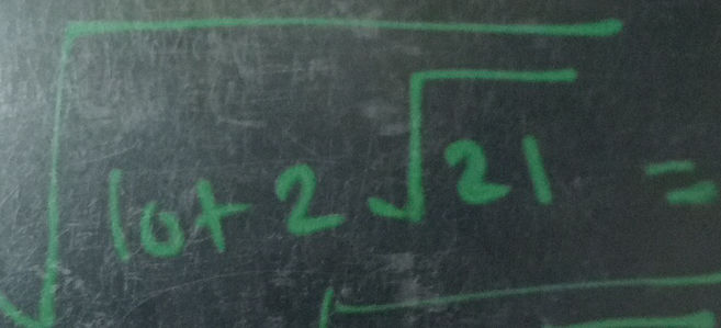 Simplify the square root of 10 + 2 times the | StudyX
