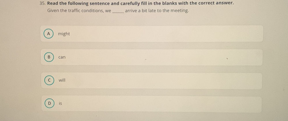 35. Read the following sentence and | StudyX